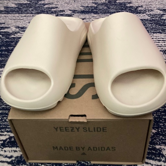 Yeezy | Shoes | Yeezy Slides Bone Size 3 Mens Brand New | Poshmark
